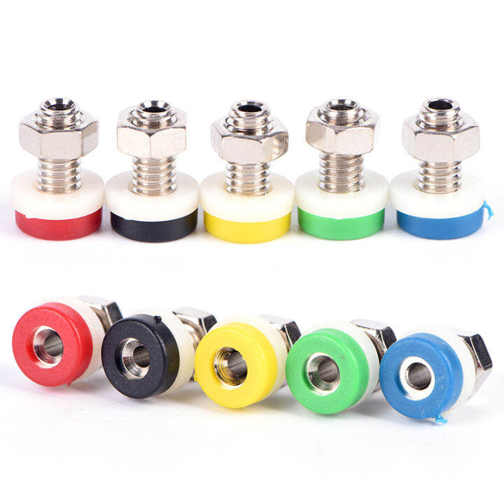 Maoyuanxing 10pcs Mini 2mm Brass Banana Socket Jack For Audio Cables ...
