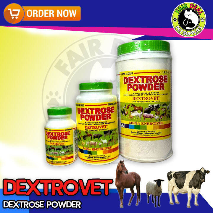 DEXTROVET Dextrose Powder (100g, 300g, 1kg) | Lazada PH