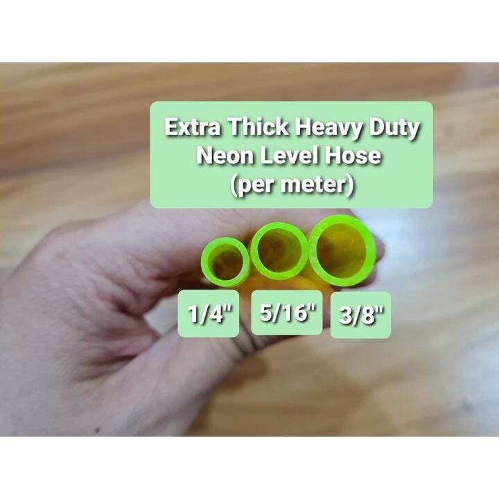 Nova Bull Level Hose Extra Thick Heavy Duty 1/4 5/16 3/8 (per meter ...
