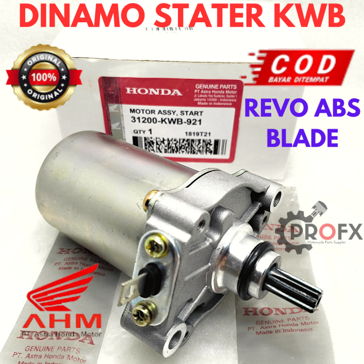 DINAMO STATER REVO ABS ABSOLUTE BLADE HONDA KWB KUALITAS ORIGINAL AHM ASLI KICK STAR | Lazada ...