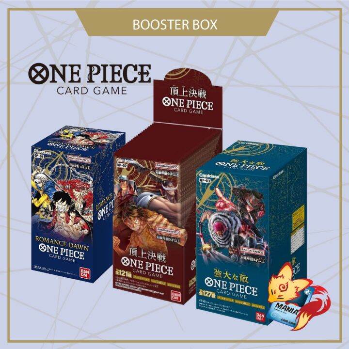 [OnePiece Card Game] Booster Box OP-01, OP-02 การ์ดวันพีช ลูฟี่ คิด ...