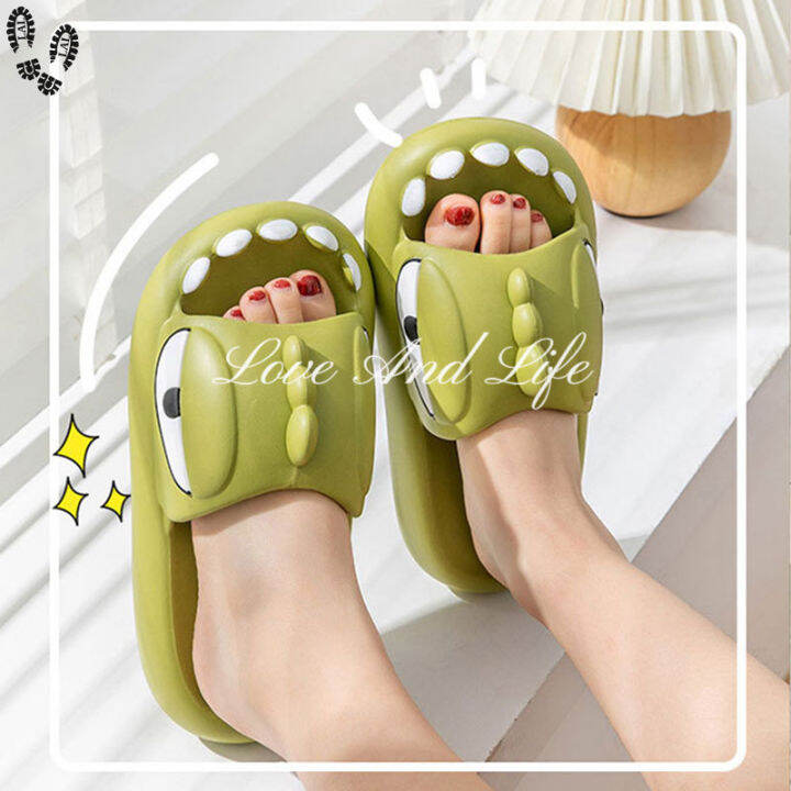 LAL Stepping on poop sandals Thick-bottomed home interior Bathroom bath ...