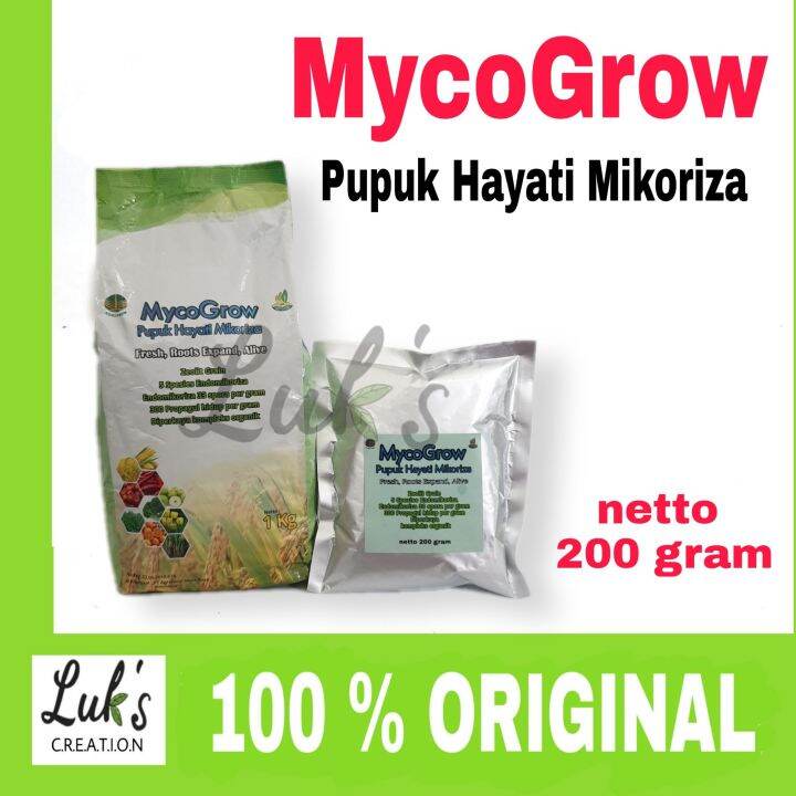 MycoGrow pupuk hayati mikoriza 200 gram | Lazada Indonesia