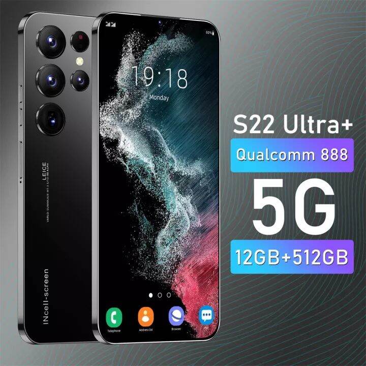 Galaxy S22 Ultra Original 5G Smartphone Memory 16+256GB Android Phone 6 ...