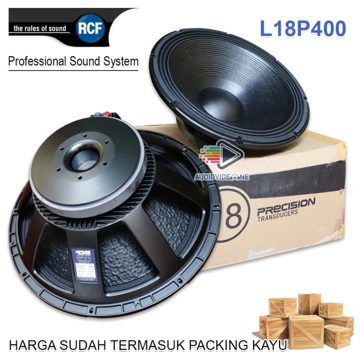 Speaker Komponen RCF 18P400 Component Spiker Subwoofer 18 Inch RCF ...
