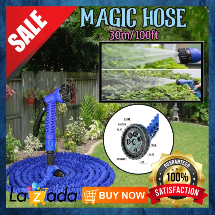 ORIGINAL Expandable Magic Hose Spray Nozzle Gun 30m/100ft with 1x ...