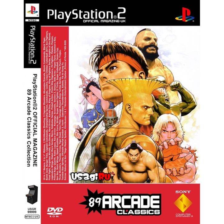 แผ่นเกมส์ 89 Arcade Classics PS2 Playstation 2 คุณภาพสูง ราคาถูก ...