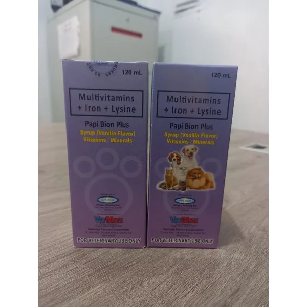Papi Bion Plus Multivitamins + Iron + Lysine 120mL | Lazada PH