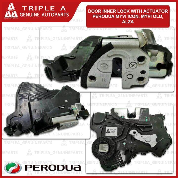 Door Inner Lock with Actuator Perodua Myvi Icon, Myvi Old, Alza 5 Pin ...