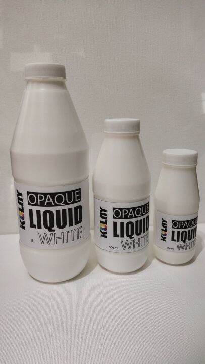 KULAY ACRYLC PAINT: OPAQUE LIQUID WHITE (250ml/500ml/1L) | Lazada PH