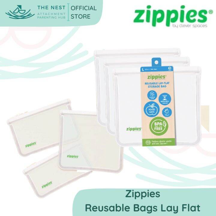 Zippies Reusable Bags Lay Flat☝ | Lazada PH