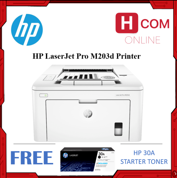 HP LaserJet Pro M203d Printer - Print Only [100% Genuine] | Lazada