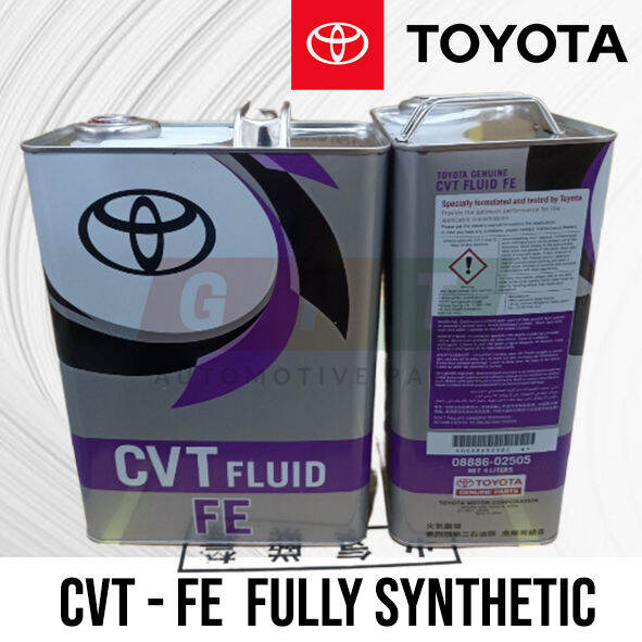 Toyota CVT Fluid FE 4L Gallon (Part No: 08886-02505) | Lazada PH