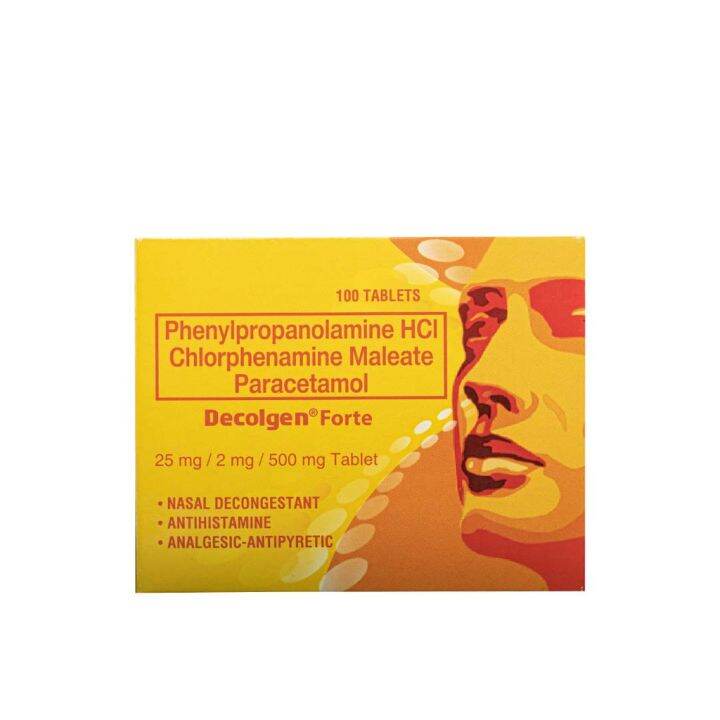 Decolgen Forte 100 Tablets | Lazada PH