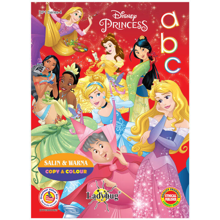 Disney Princess Abc Copy & Colour DP1 SERIES 4 | Lazada