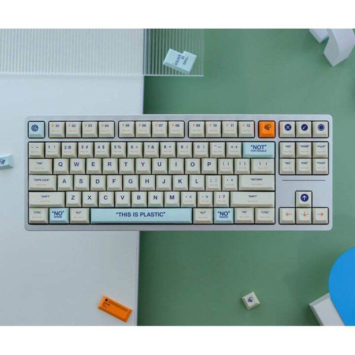 This is Plastic 158 Keys PBT Dye Sublimation Cherry Profile Keycaps Set ...