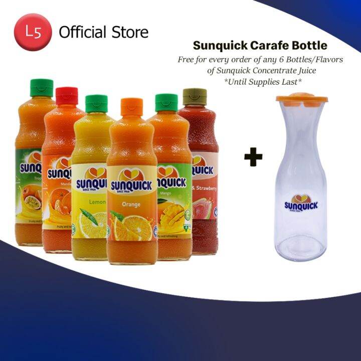 Sunquick Juice Concentrate (Orange/Lemon/Tropical/Mandarin/Mango/Pink ...