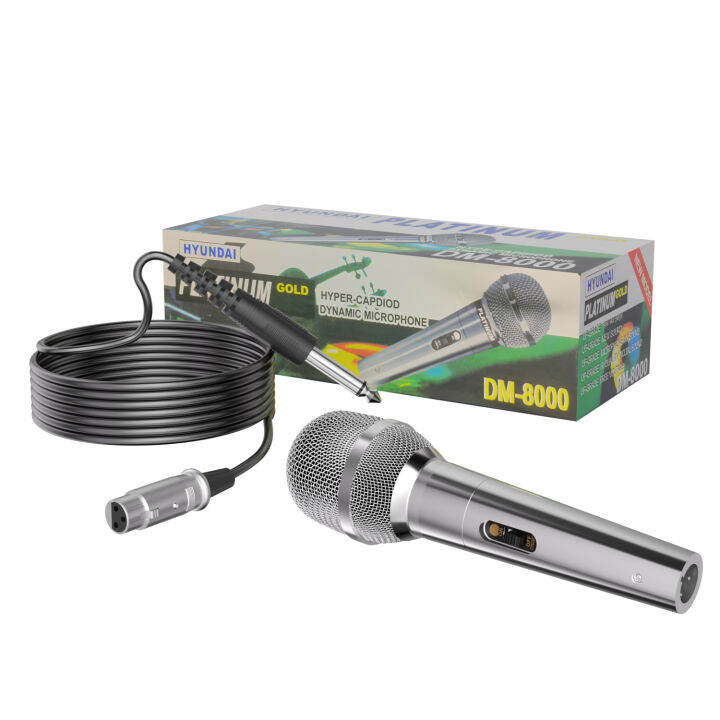 DM-8000 Karaoke Microphone High-End Dynamic Wired Mic | Lazada PH