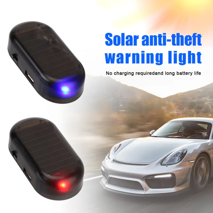 Led Flashing Imitation Solar Powered Wireless Warning Simulated Dummy