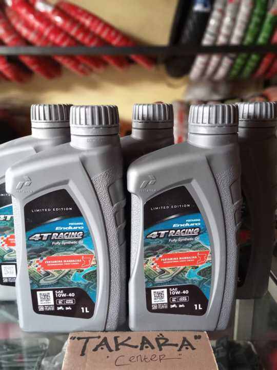 OLI ENDURO RACING 5 PCS OLI MESIN PERTAMINA ENDURO RACING NEW 1 LITER ...