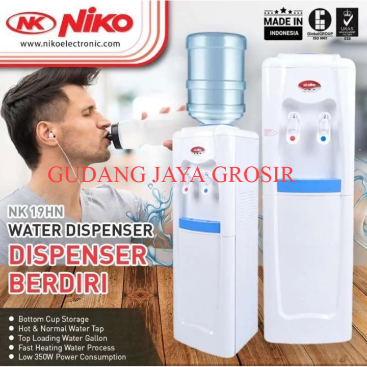 DISPENSER NIKO TINGGI PREMIUM 19HN / DISPENSER TINGGI MURAH | Lazada ...
