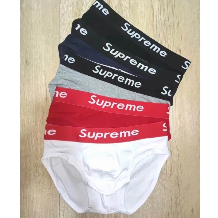 COD Supreme Men Quality Plain Cotton Briefs Man Underwear | Lazada PH