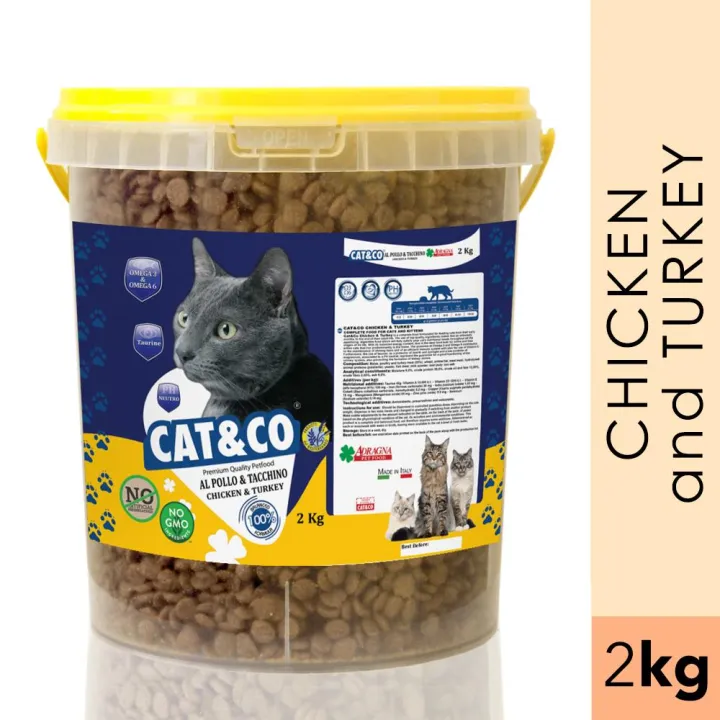 Cat & Co Premium Cat Food CHICKEN & TURKEY 2kg Cat Foods | Lazada PH