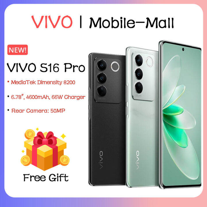VIVO S16 Pro 5G Snapdragon 870 Smart Photo Game Gaming Phone Full Screen 6.78" AMOLED 64MP VIVO ...