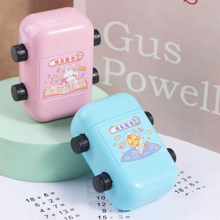 ONFIN Portable Addition and Subtraction Scroll Stamp Seal Stamp Student ...