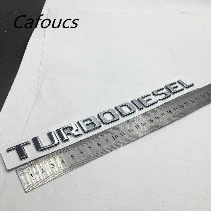 For Mercedes Benz W463 W140 W124 Turbodiesel lettering emblem mark rear ...