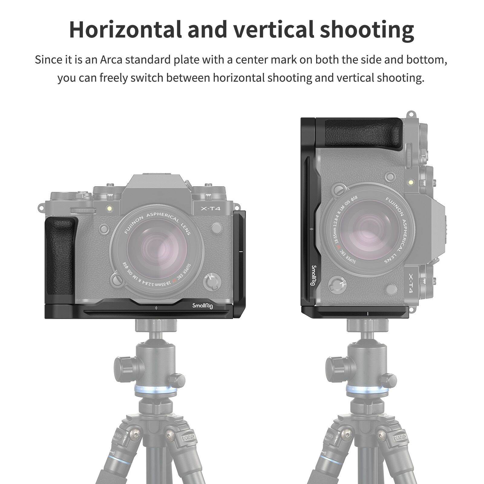 SmallRig X-T4 L Bracket สำหรับ FUJIFILM X-T4กล้อง XT4แผ่นฐานแผ่นและแผ่น ...