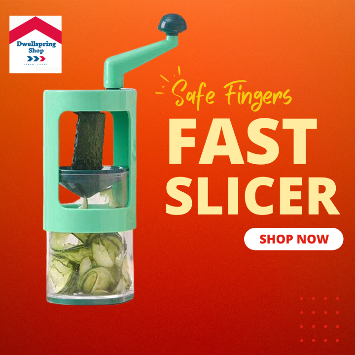 SAFE FINGERS FAST SLICER Fruits And Vegetables Cutter Slicer Peeler ...