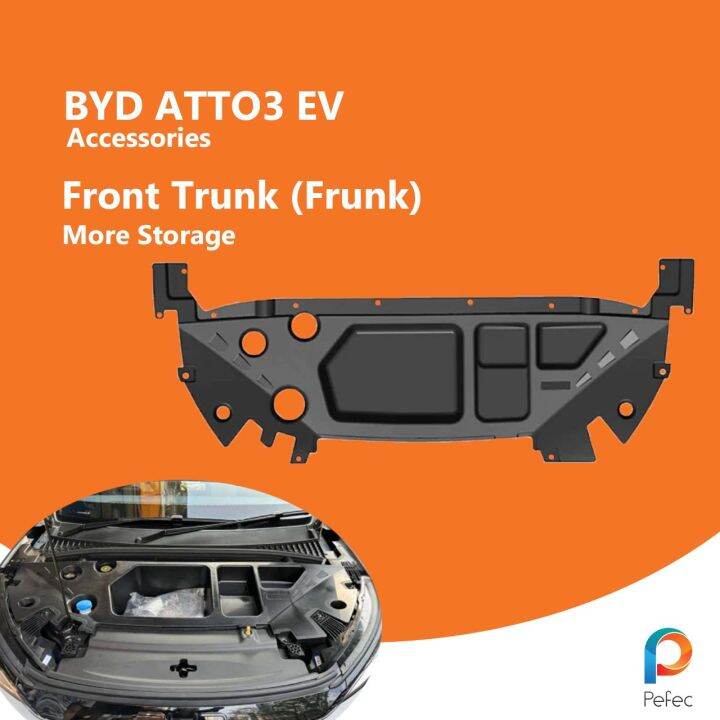 BYD ATTO3 RHD Frunk Car Interior Storage Box Organizer Front Trunk ...