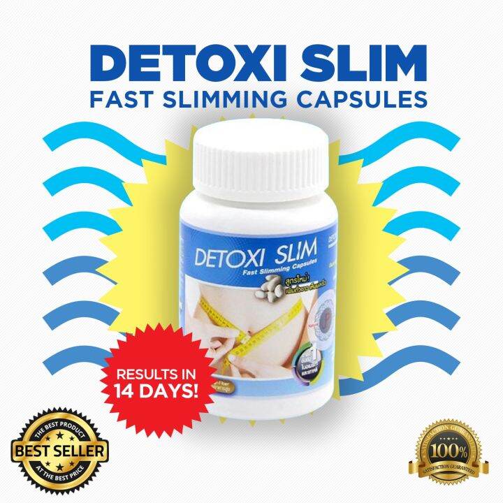 Original Detoxi Slim Diet Capsules with QR Code perfect slim 30 caps ...