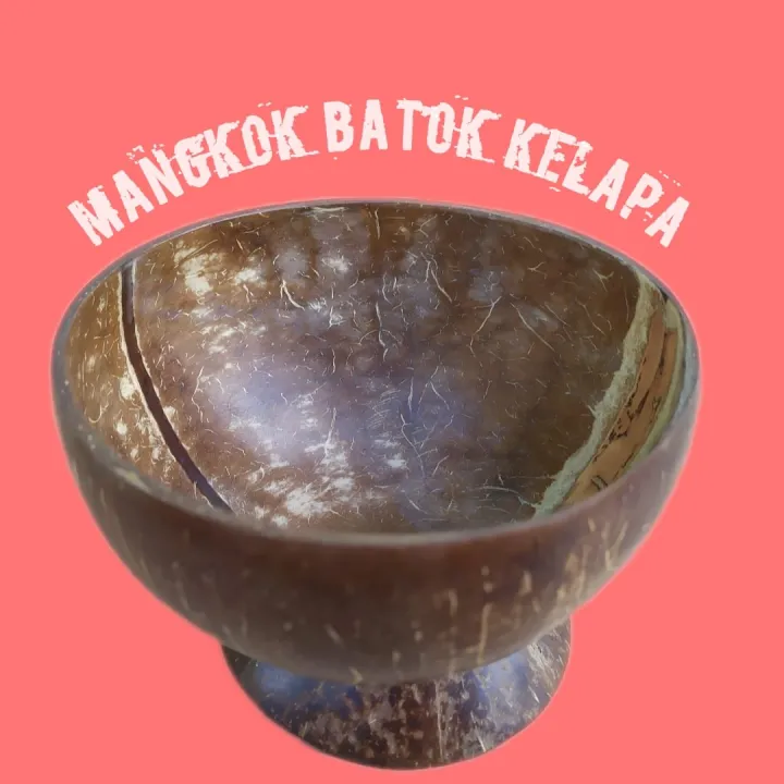 mangkuk batok kelapa - mangkok tempurung kelapa tradisional | Lazada ...