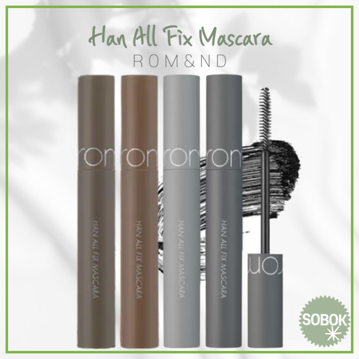 [Rom&nd] Han All Fix Mascara 4 Types/ Romand Mascara Long Curling ...