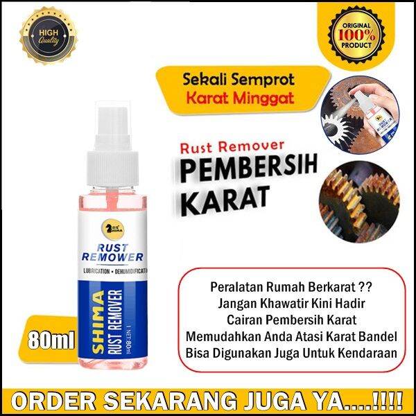 PROMO shima rust remover cairan pembersih karat pada panci pembersih ...