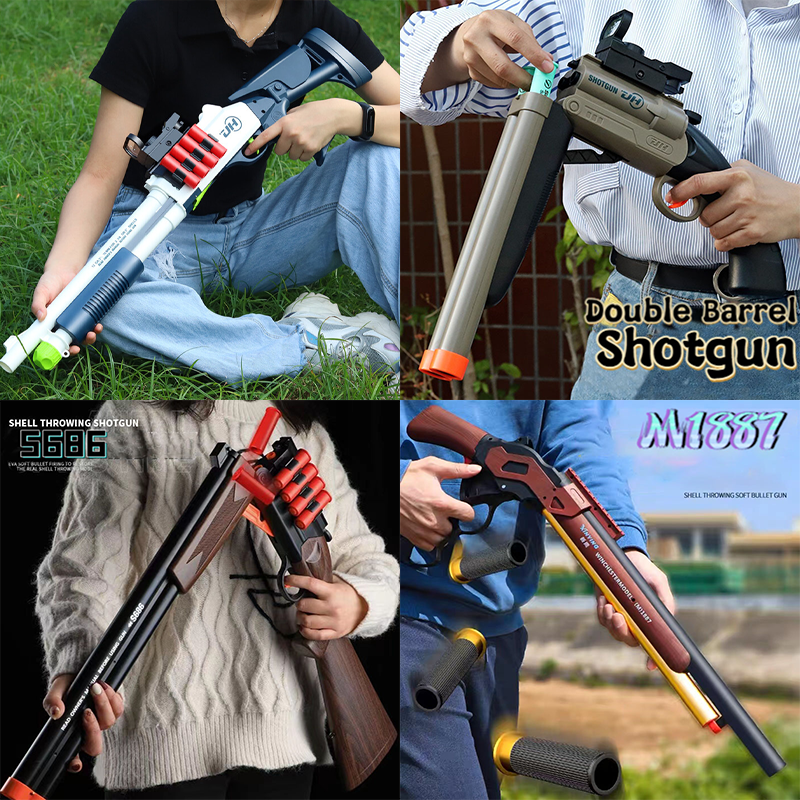 ปืนของเล่น ปืนเนิร์ฟ ปืนของเล่นเด็ก ปืนลูกซองของเล่น S686/XM1014/M1887/Sawed-off/SPAS-12 ของขวัญ ...
