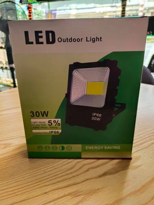 AGC LED FLOODLIGHT OUTDOOR IP66 30WATTS | Lazada PH