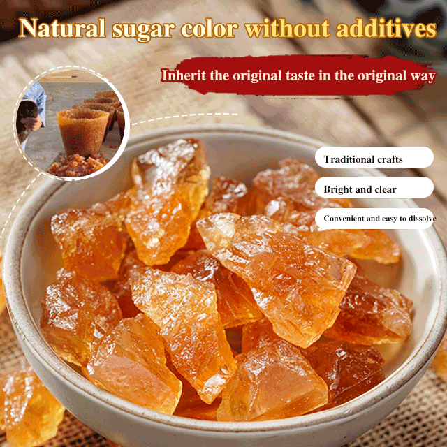 greatfunny Earth Rock Sugar Cubes Simmered sugar cane small grain polycrystalline pure old rock ...