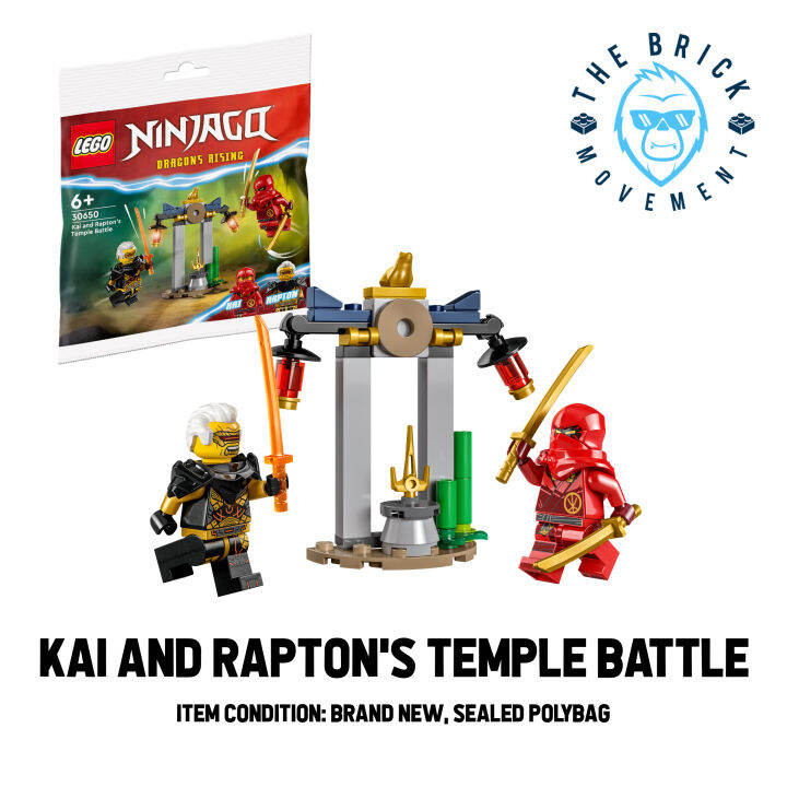 LEGO®NINJAGO Kai and Rapton's Temple Battle Polybag | Lazada PH