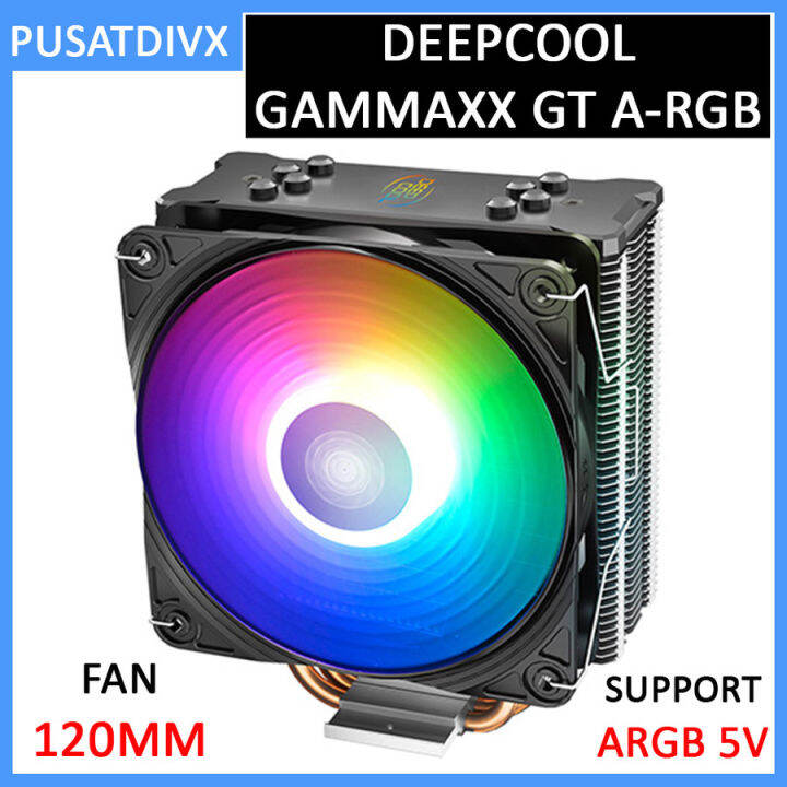 DEEPCOOL GAMMAXX GT A-RGB ARGB HSF COOLER INTEL AMD CPU PROSESSOR RGB ...