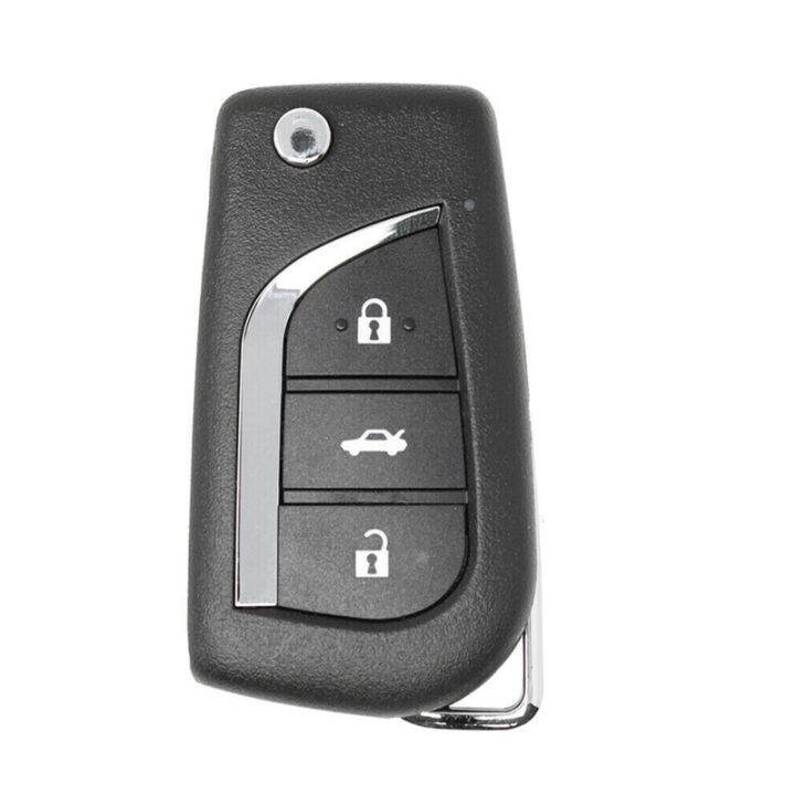 For Xhorse XKTO00EN Universal Wire Remote Key Fob 3 Buttons for Toyota ...