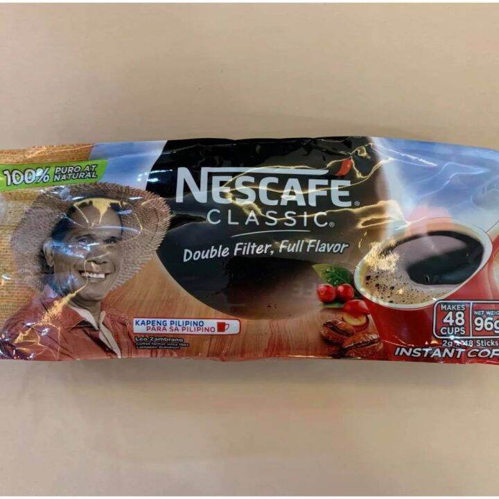 Nescafe Classic Sticks Instant Coffee 48 Sticks | Lazada PH