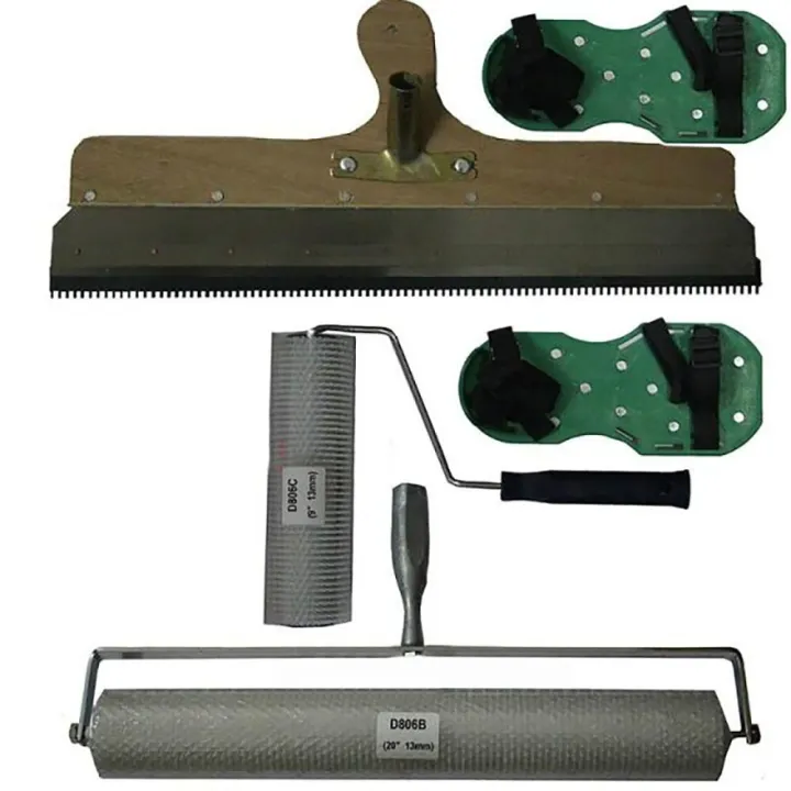 Cement Self-leveling Tool Kit Self Leveling Rake Epoxy Floor Paint ...