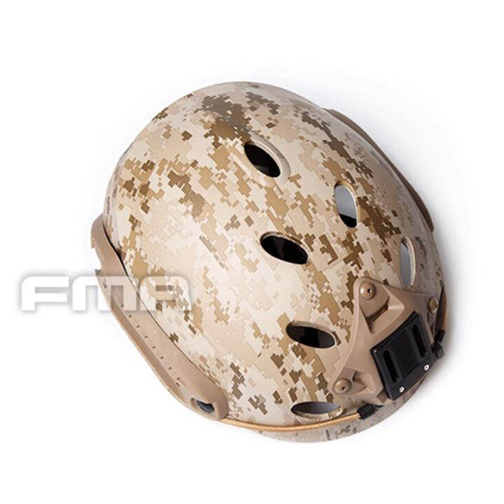 FMA Tactical Helmet Special Force Recon Headwear with Rail & NVG Shroud ...
