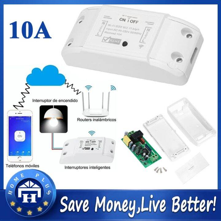 【Local delivery】 Smart Home House Wifi Wireless Remote Switch Breaker ...
