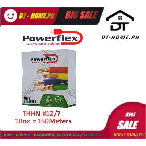 POWERFLEX 2.0mm2 3.5mm2 5.5mm2 8.0mm2 THHN Electrical Wire STRANDED The ...