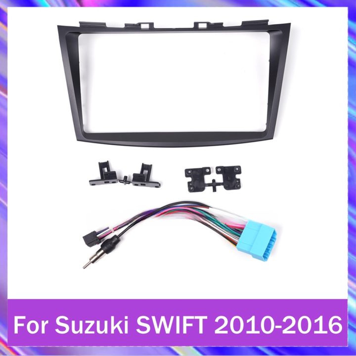 xps For Suzuki SWIFT 2010-2016 9 inch Radio Fascias Panel Frame Car GPS ...