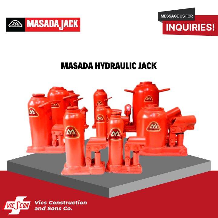 MASADA HYDRAULIC (BOTTLE) JACK | Lazada PH